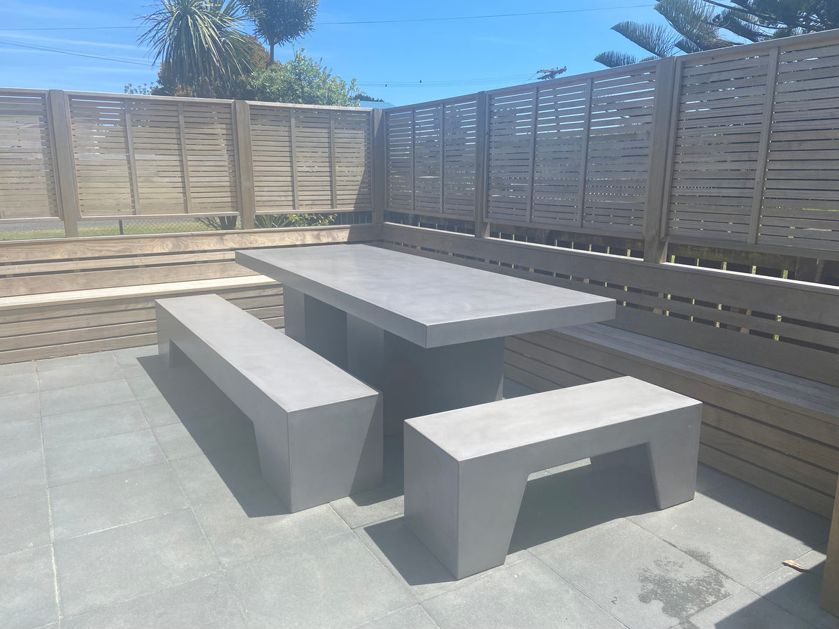 CONCRETE bench seating / Bench seats / LucyforLouie / NZ made ...
